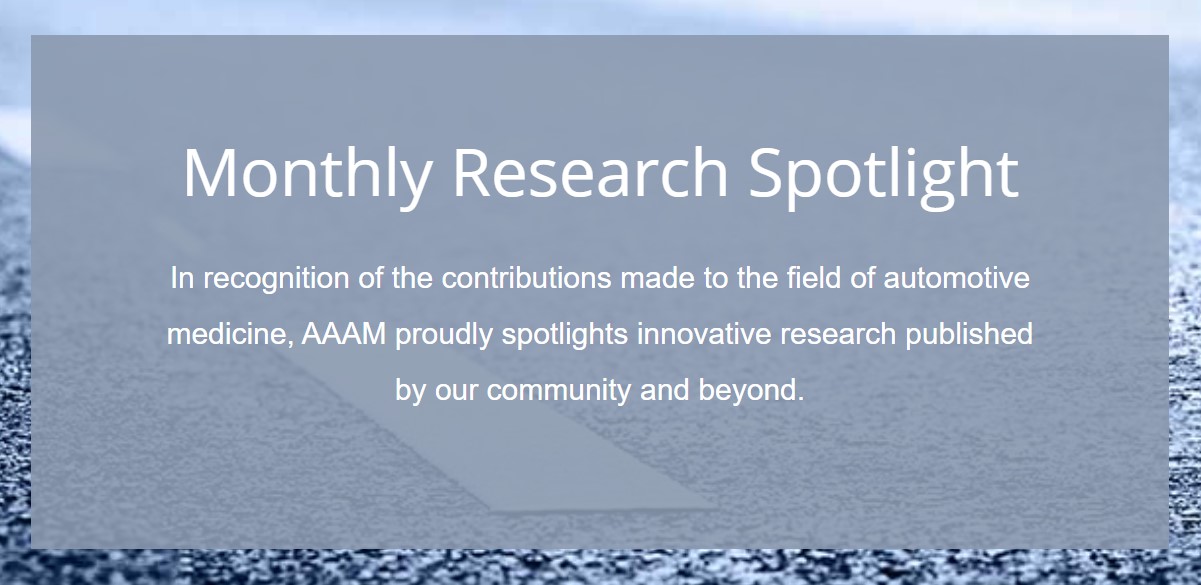 AAAM Research Spotlight - Association for the Advancement of Automotive ...